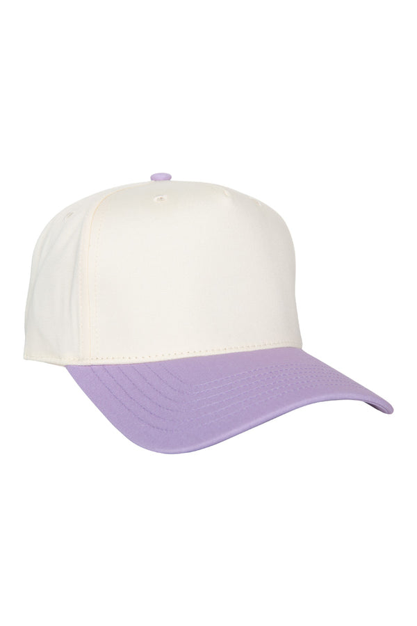 Light Purple and Tan Wholesale Vintage Trucker Hat