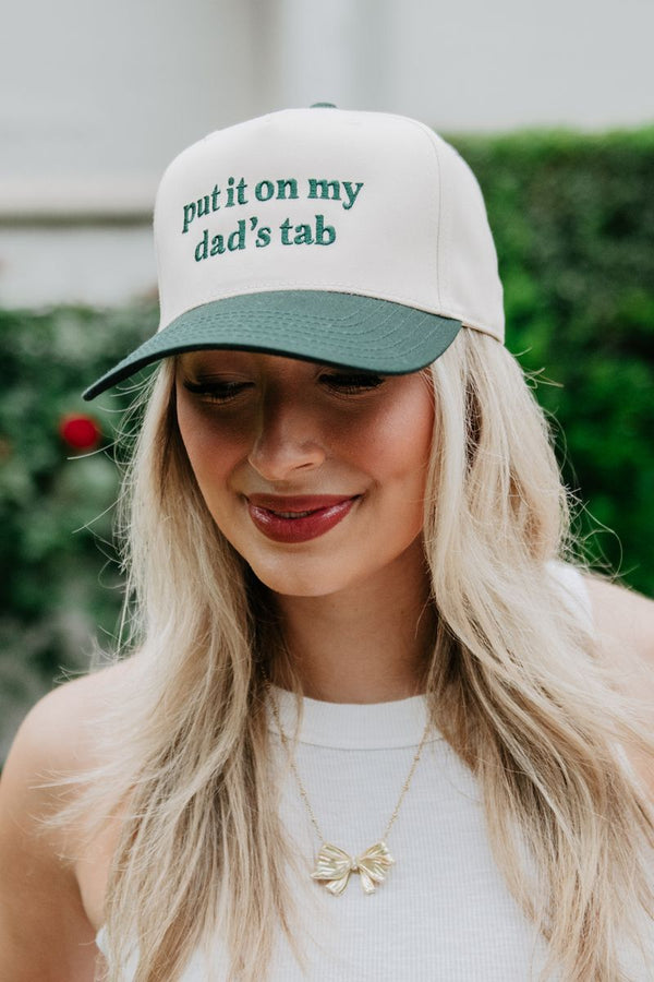 Put It On My Dad’s Tab Wholesale Vintage Trucker Hats | Katydid Wholesale