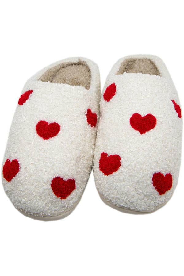 Valentine’s Day Slippers | Fuzzy Hearts | Katydid Wholesale